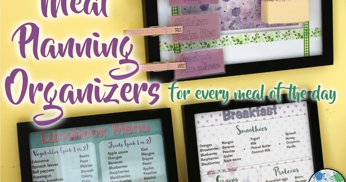 Meal Planning Organizers for Every Meal | Organized Chaos