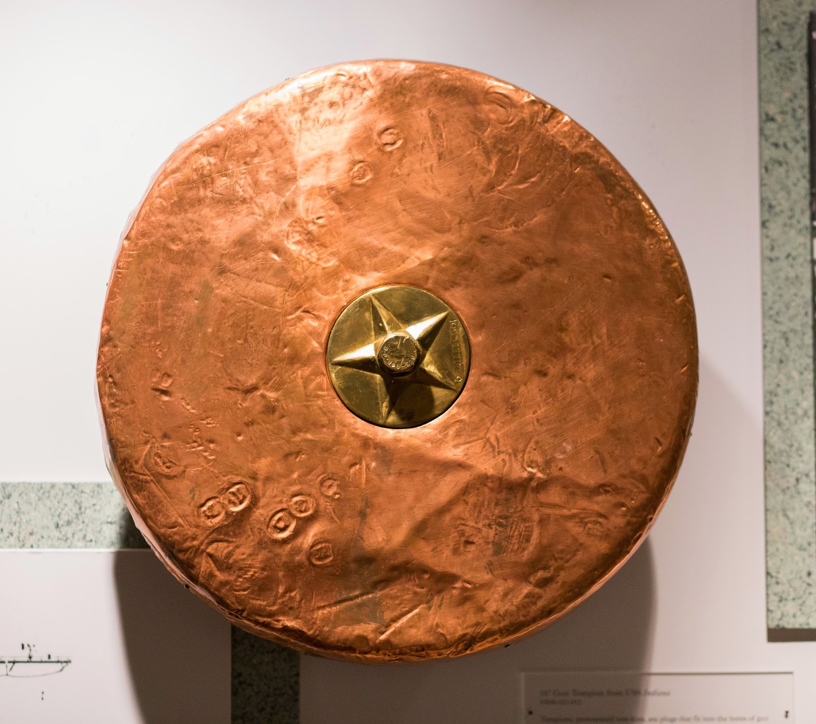 Hampton Roads Naval Museum: USS Indiana (BB-58) Tompion