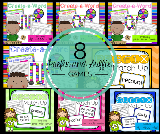 The Classroom Game Nook: 8 games to practice prefixes and suffixes