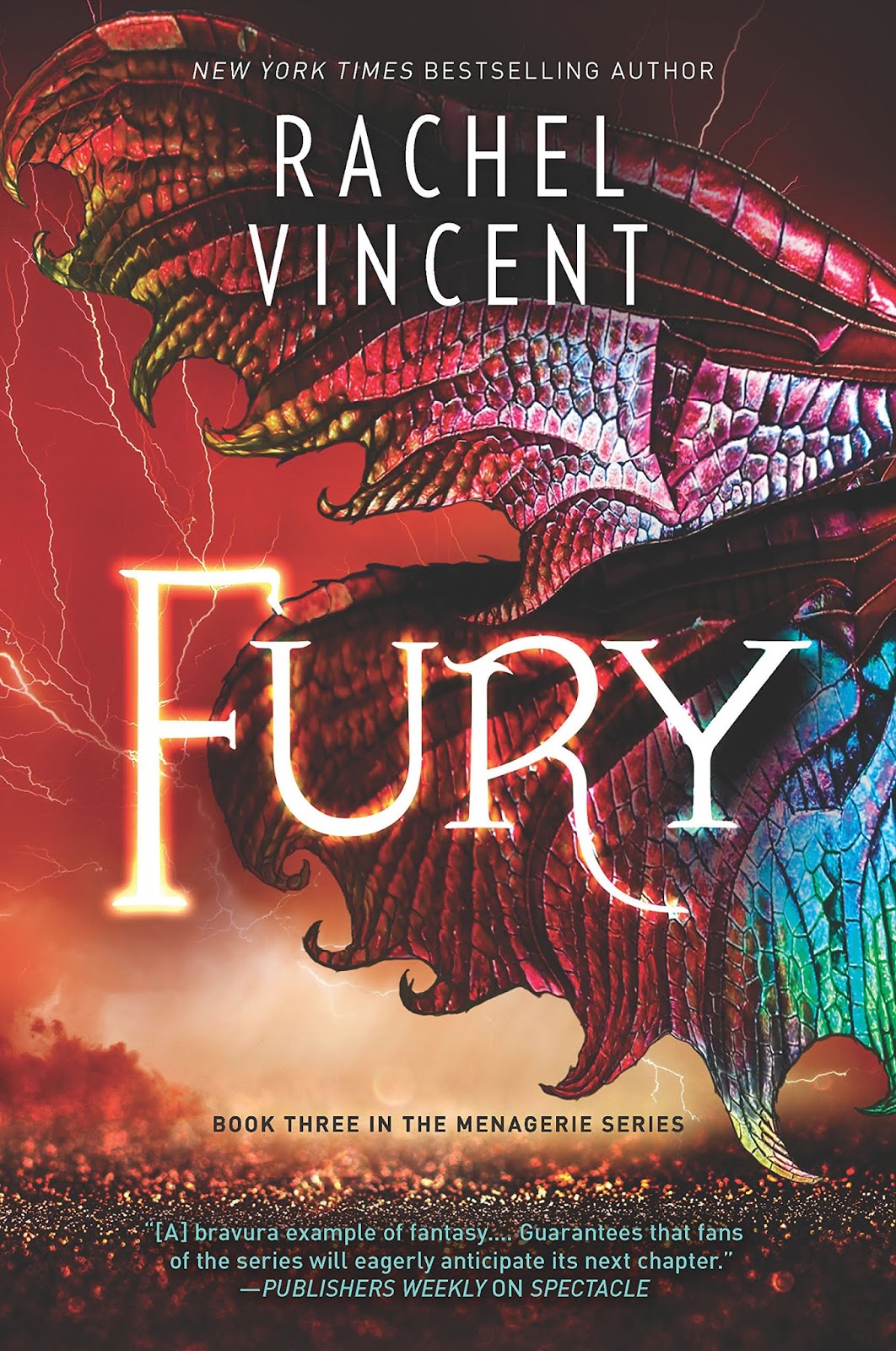 Carina's Books: Review: Fury by Rachel Vincent