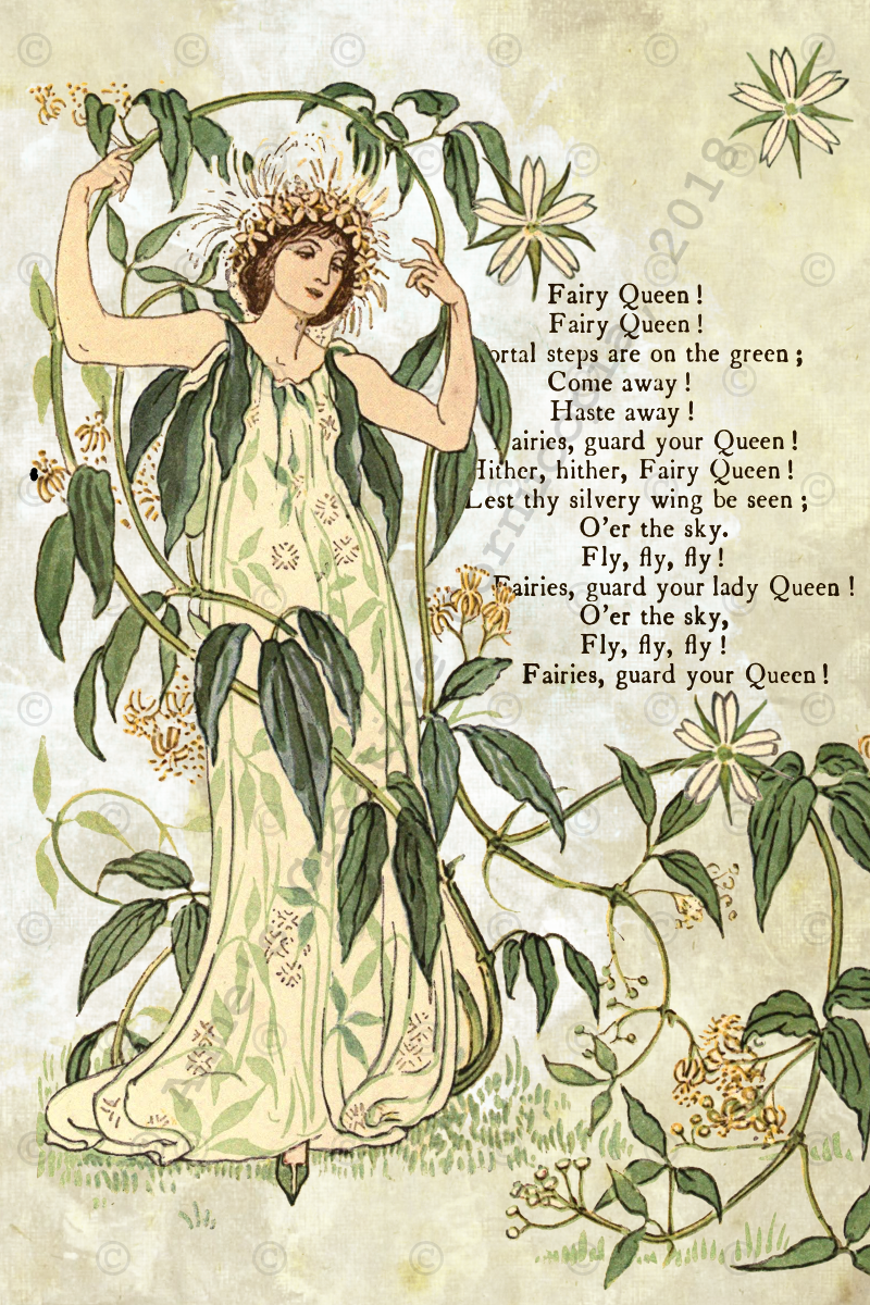 Anne's Creative Cornucopia: "Spring Fairy Queen" - Postcard