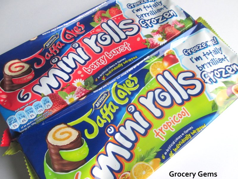 Grocery Gems: McVitie's Jaffa Cake Mini Rolls Tropicool and Berry Burst