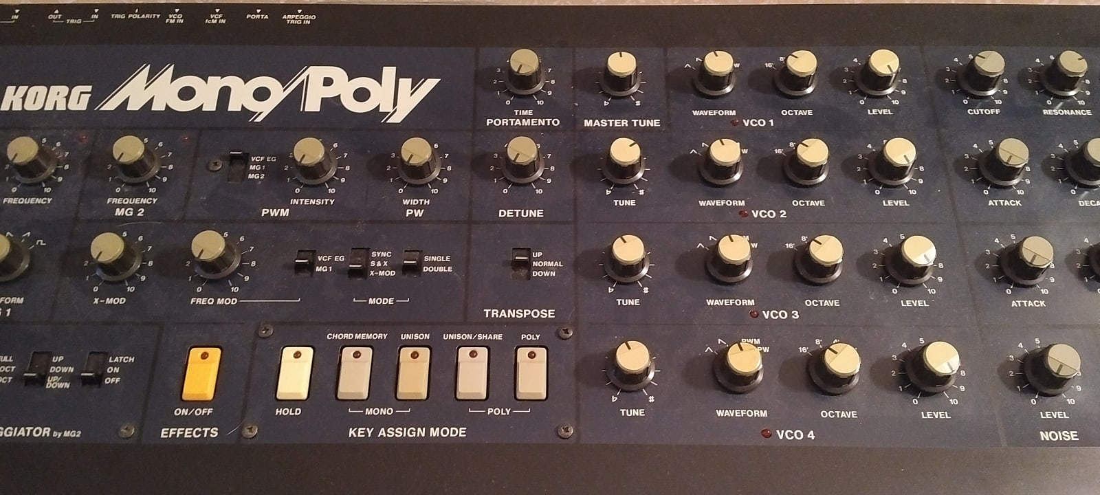 MATRIXSYNTH: Korg Mono/Poly Analog Synthesizer with Midi Retrofit