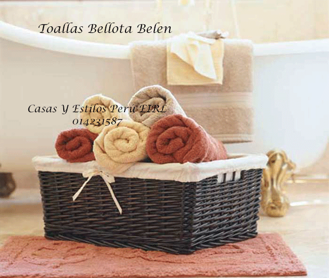 Toallas Bellota, Toallas Perupima,Toallas san Jacinto: Toallas Bellota