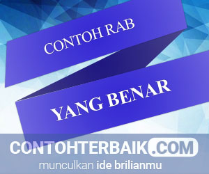 Tiga Contoh RAB yang Benar - Smansa Edu