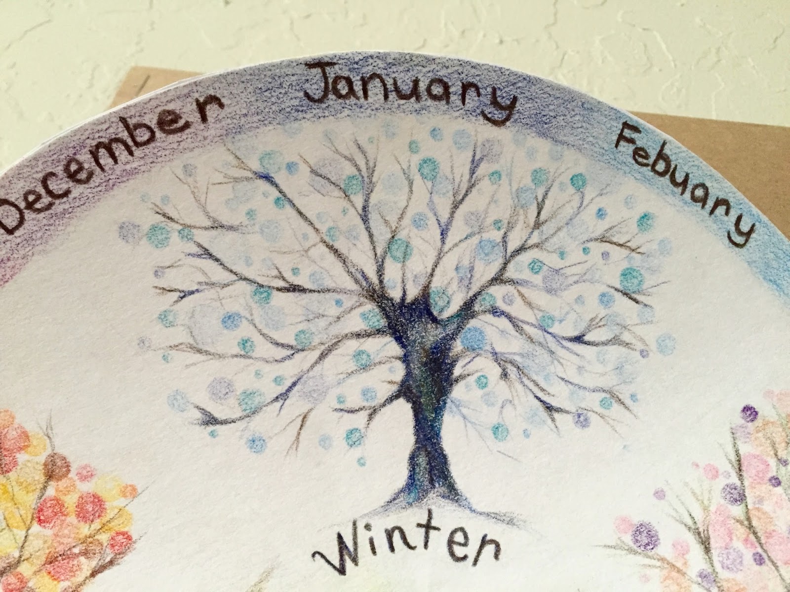 Leaving the Ivory Tower : Waldorf Inspired Seasonal Wheel Calendar