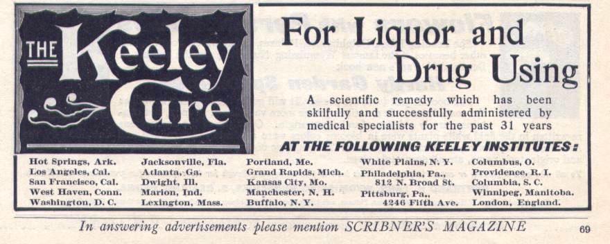 1898 Revenues: On Beyond Holcombe: The Keeley Institute