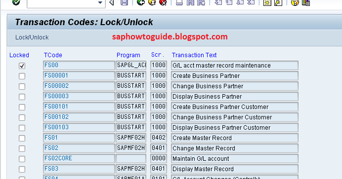 How To Temporarily Lock Tcode [SM01] | How To SAP