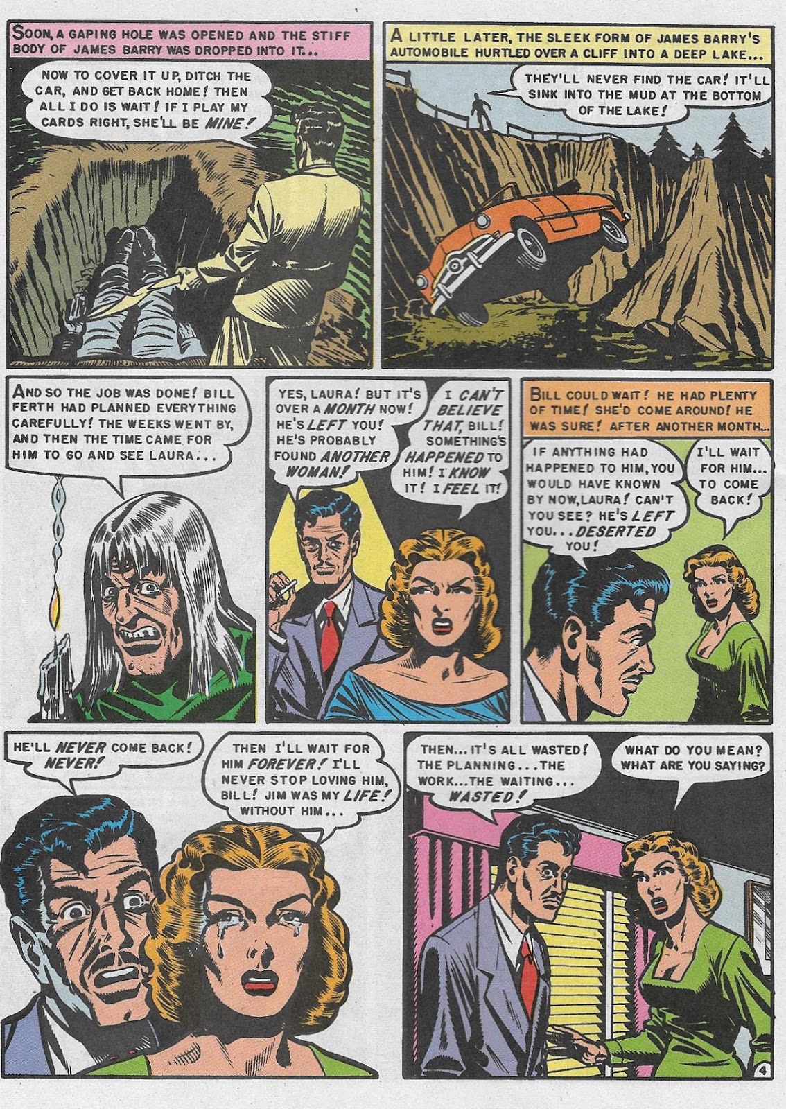 The Cryptic Corridor: "The Thing from the Grave!" - EC Comics