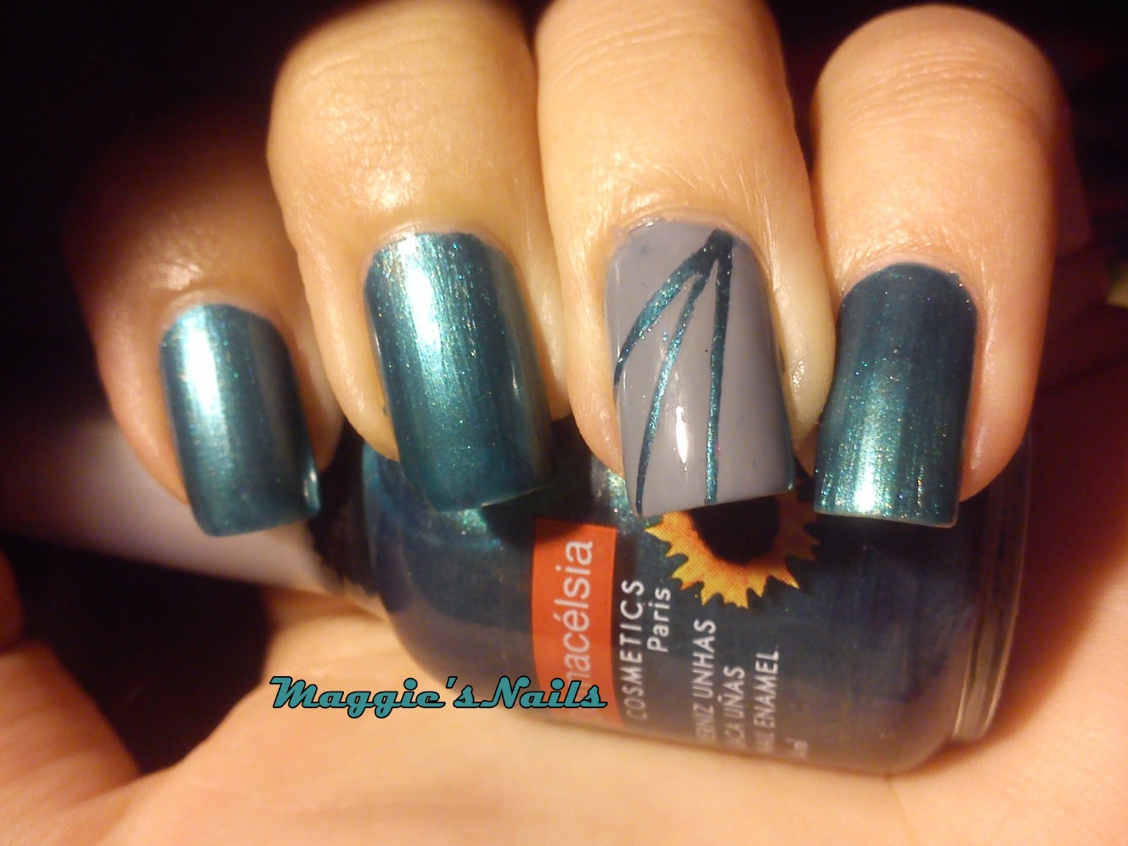 Maggie'sNails: Dermacélsia 32 + cliché metal (11º esquecido)