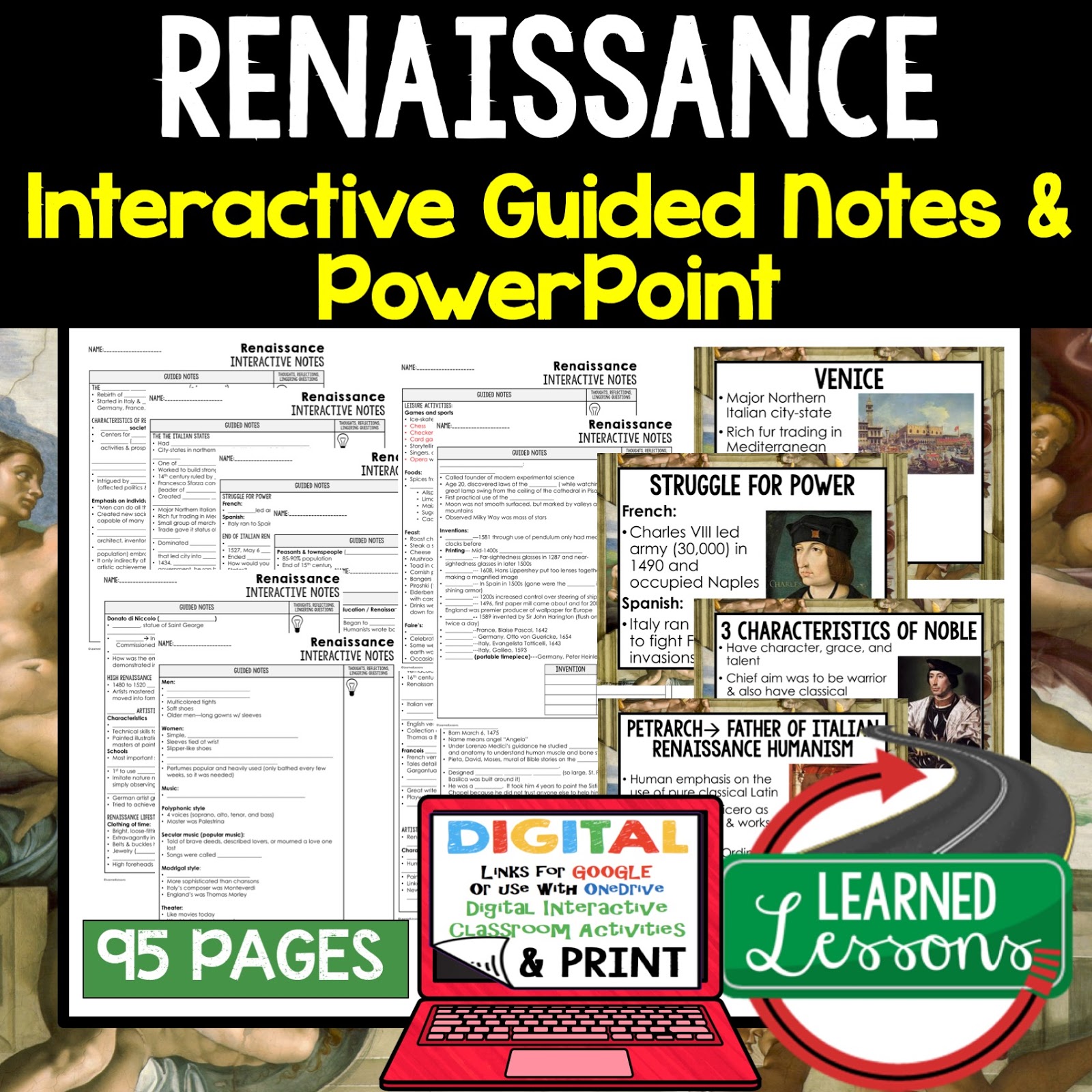 Ancient World History Guided Notes and PowerPoints - Learned Lessons ...