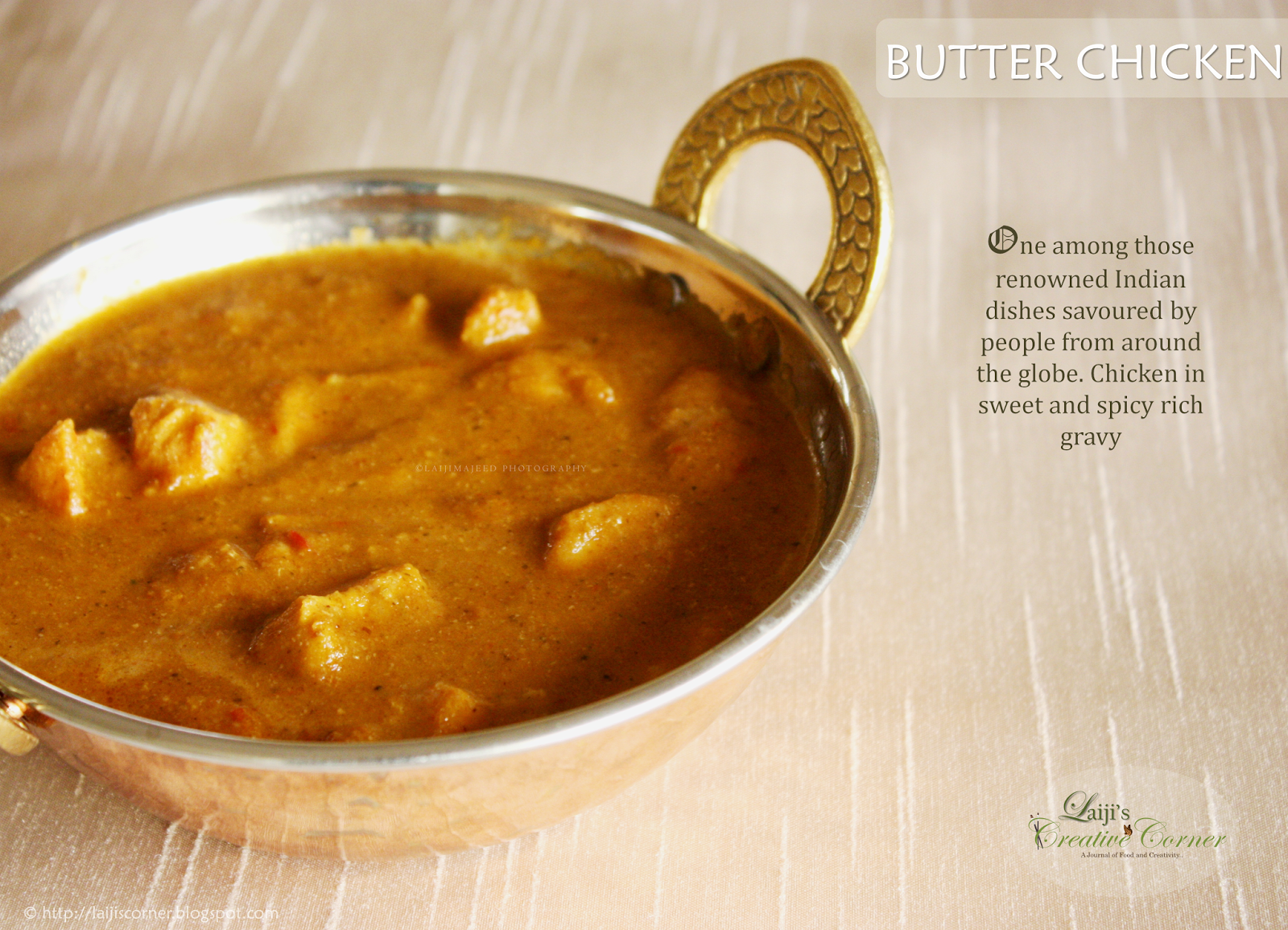Laiji's Creative Corner: Butter chicken