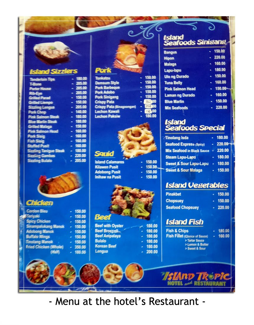 My Backpack Diaries: Island Tropic Hotel: Accommodation in Hundred Islands