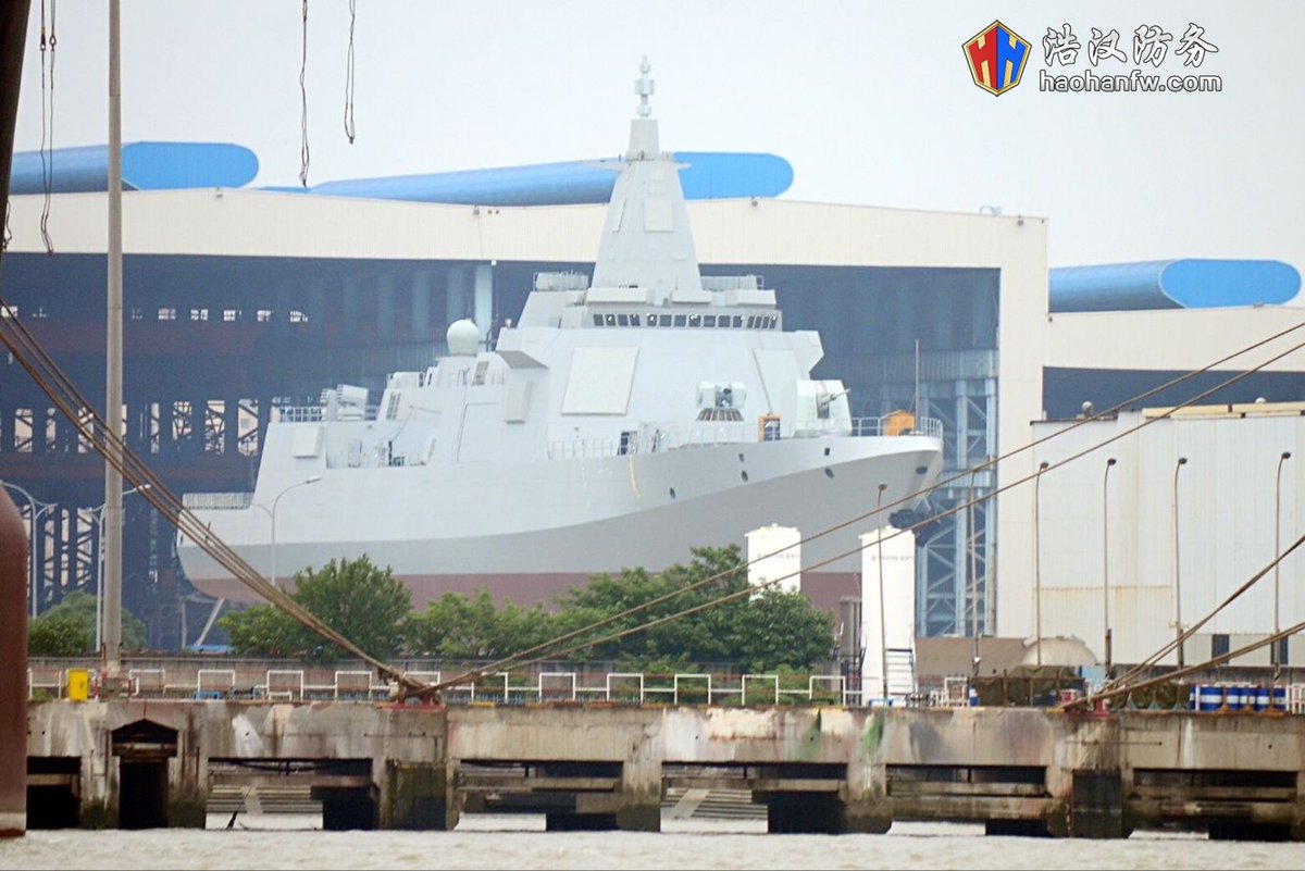 Military and Commercial Technology: 1st Type 055 destroyer to be ...