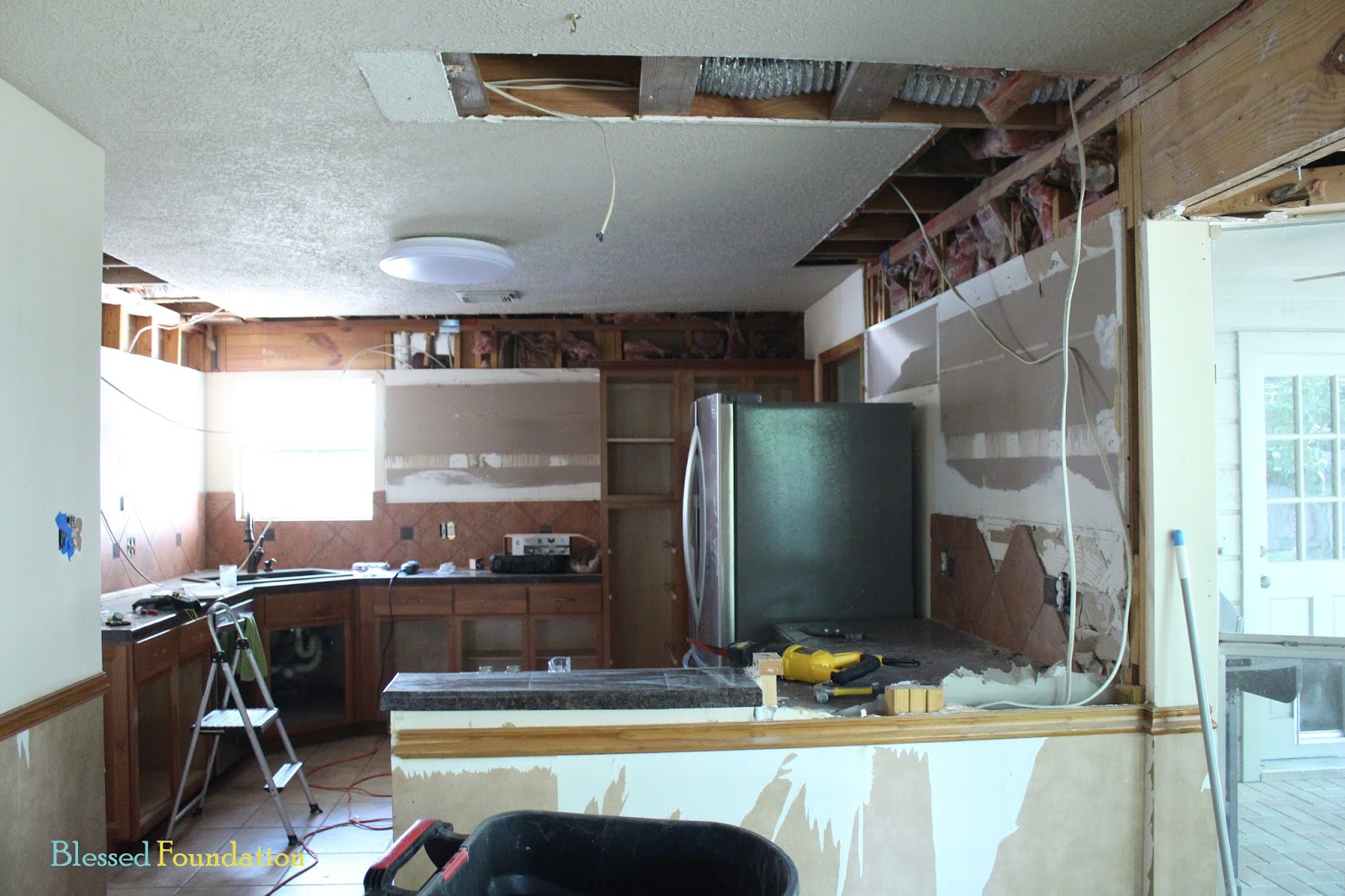Blessed Foundation: Post 34: Kitchen Demolition -- Furdowns