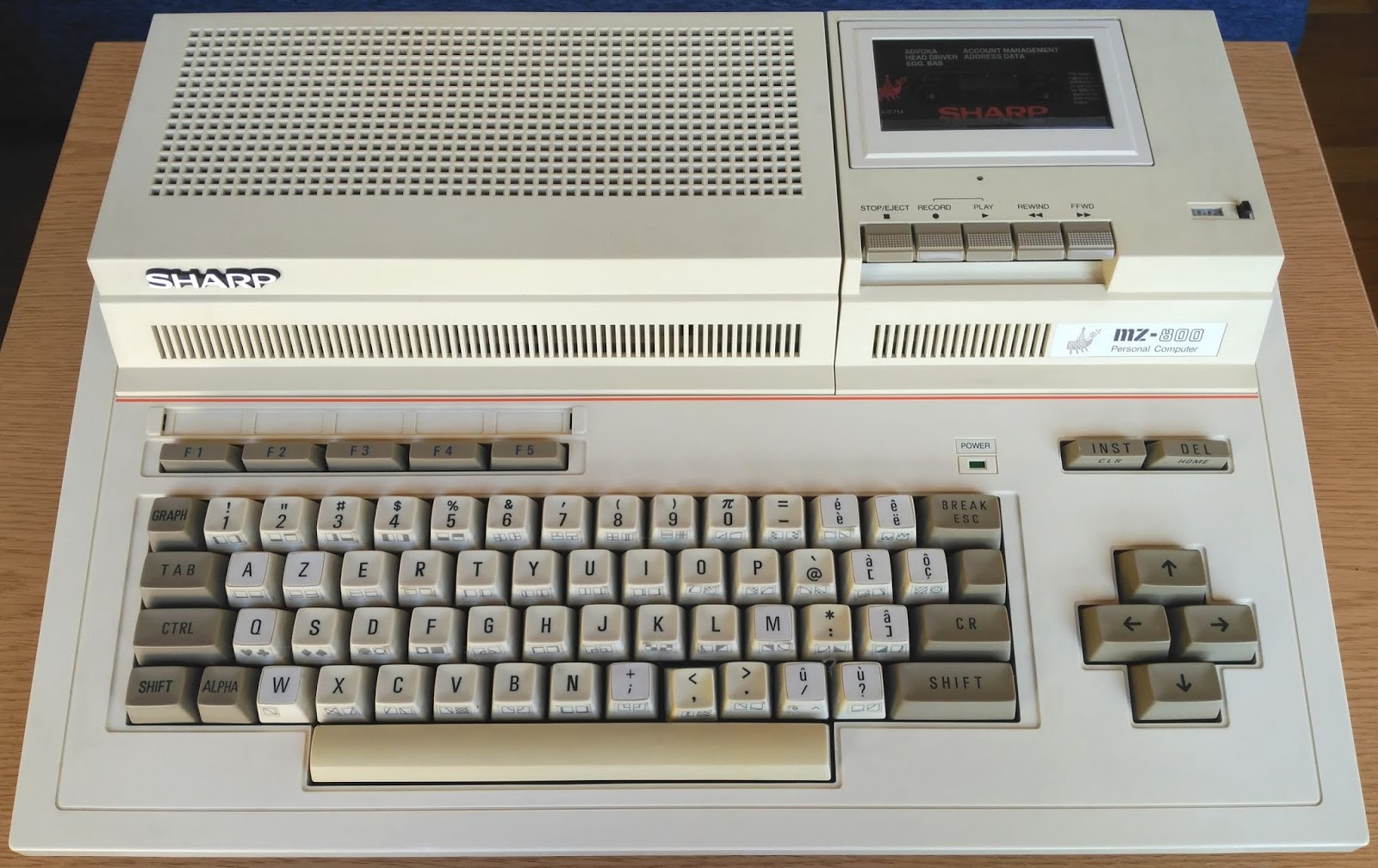 Retro Ordenadores Orty: Ordenador SHARP MZ-800 (versión MZ-821) (SECAM ...