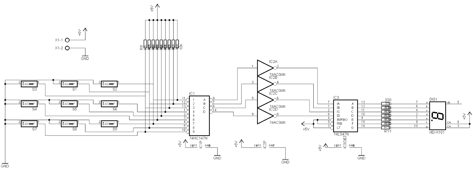 .: Membuat Alat Penampil Angka 0 sampai 9 Menggunakan 7-segment dan IC ...