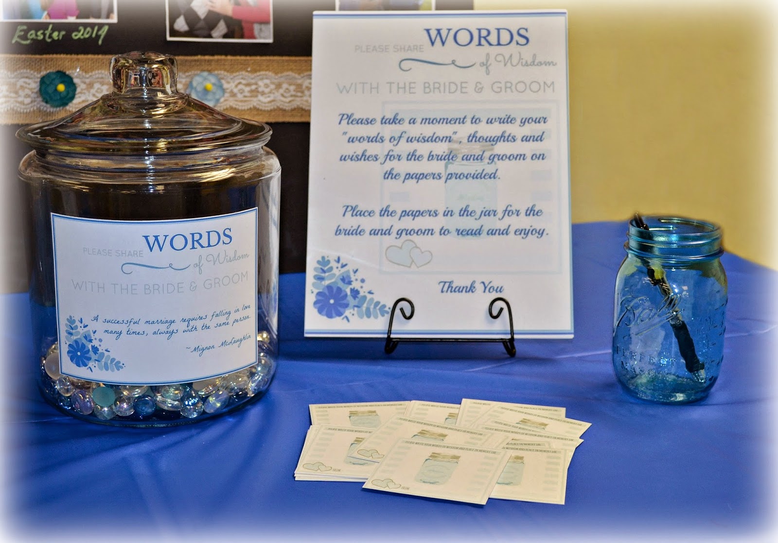 Memory Jars for a Bridal Shower with Printables - Daily Dish Magazine