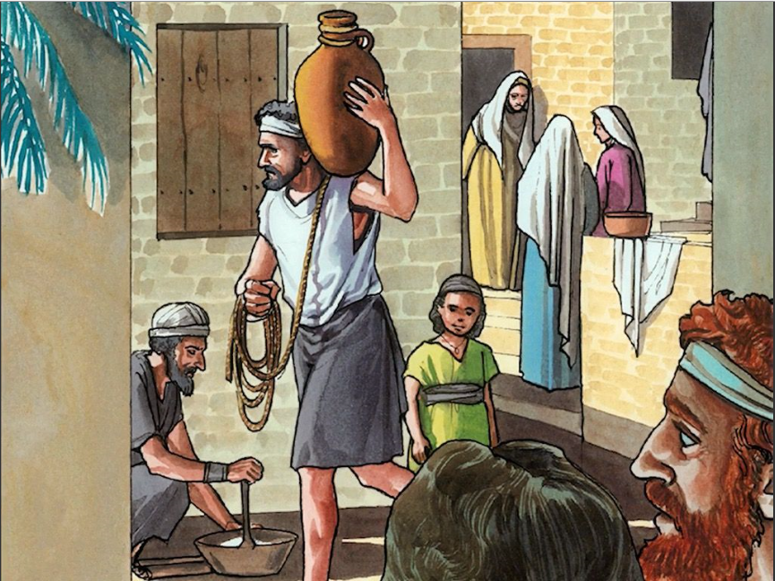 Jesus Washed His Helpers' Feet
