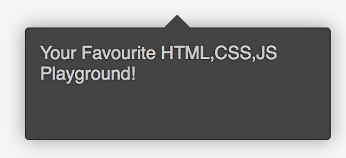 Kirk's UI Dev Blog: minimalist css callout/tooltips