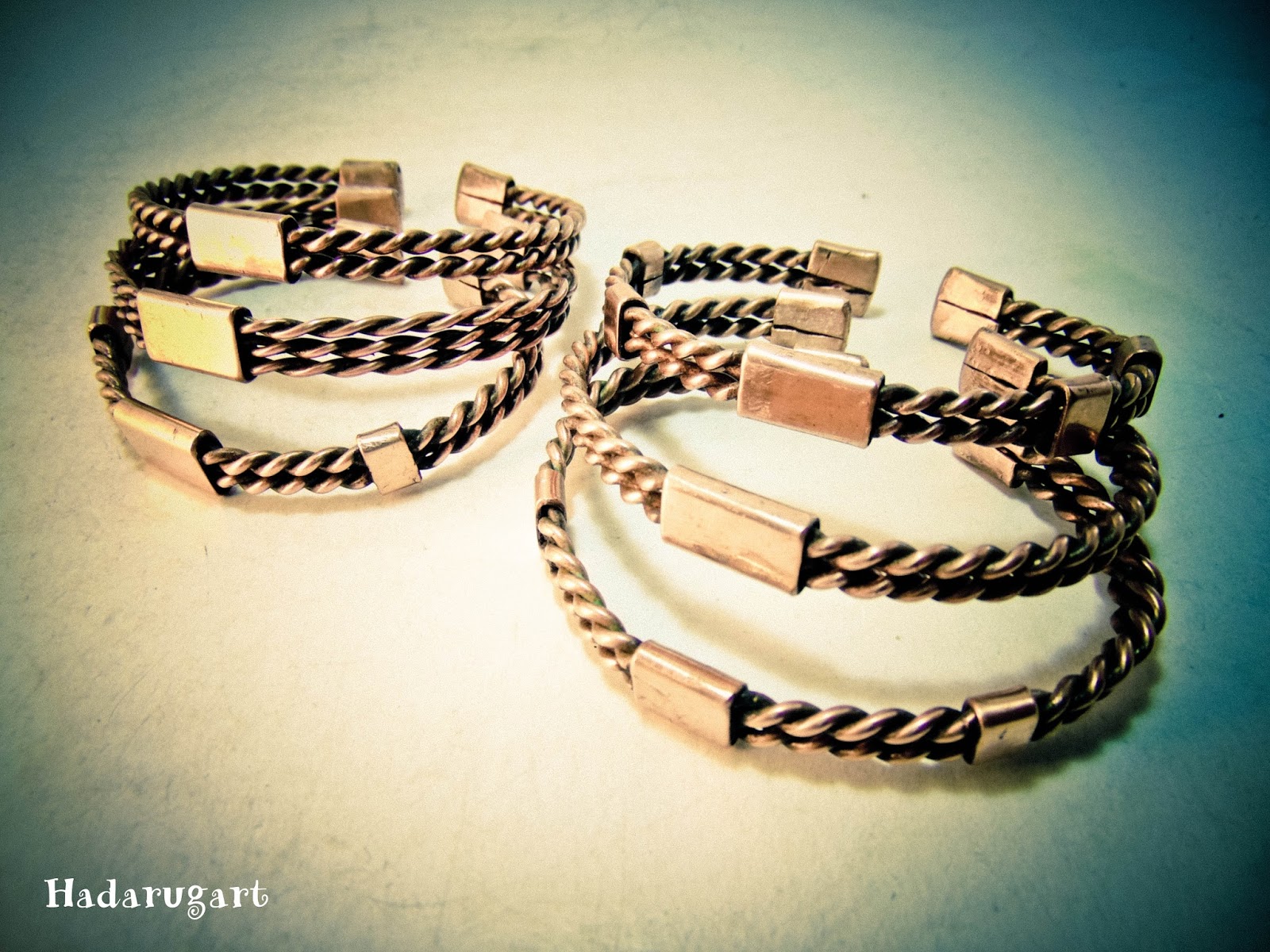 Bratari handmade unisex din cupru