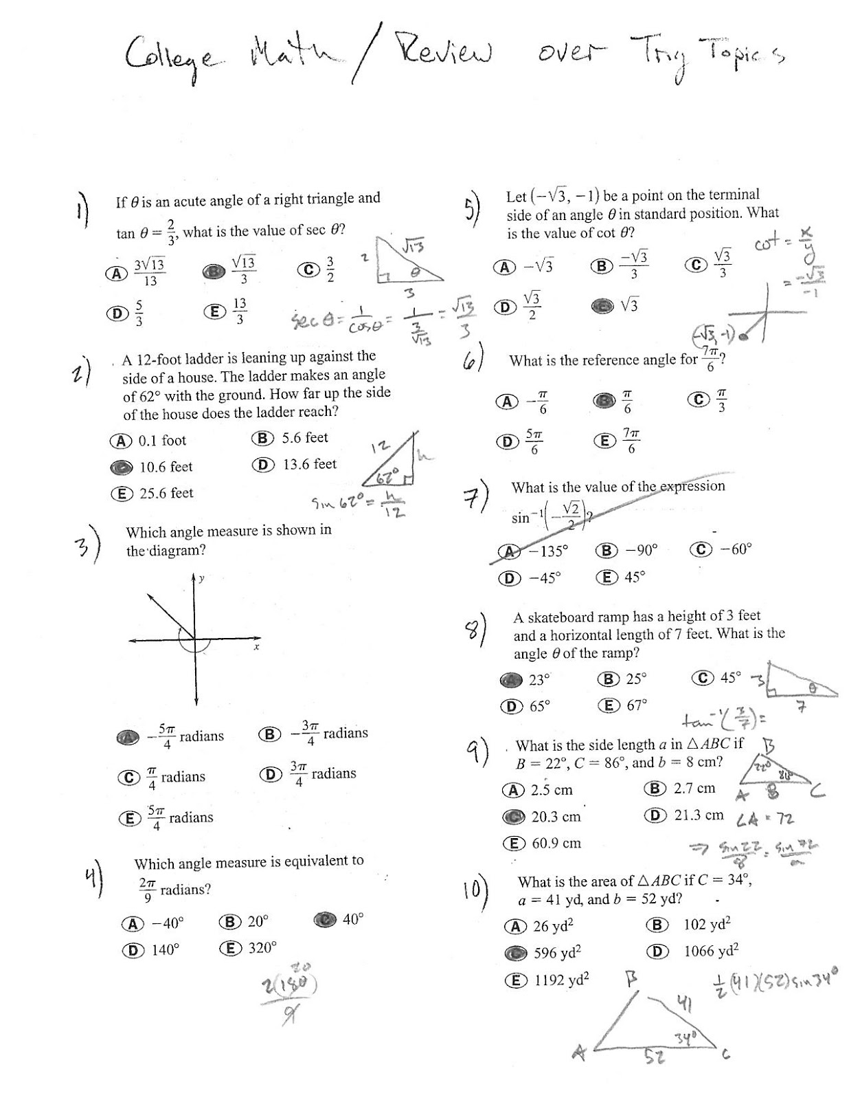 Mr. Suominen's Math Homepage: College Mathematics 5/13/13