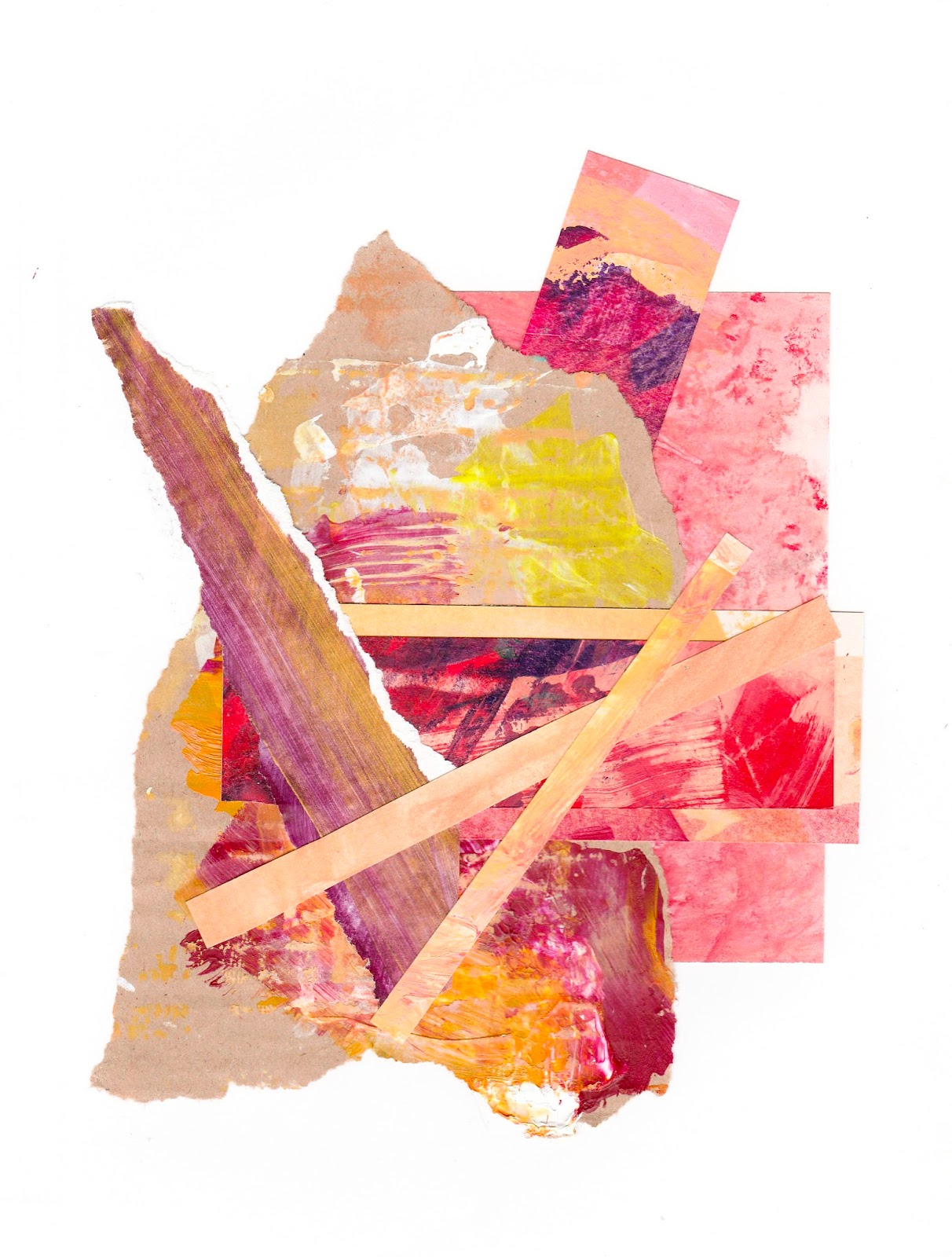 Abstract Collage Art