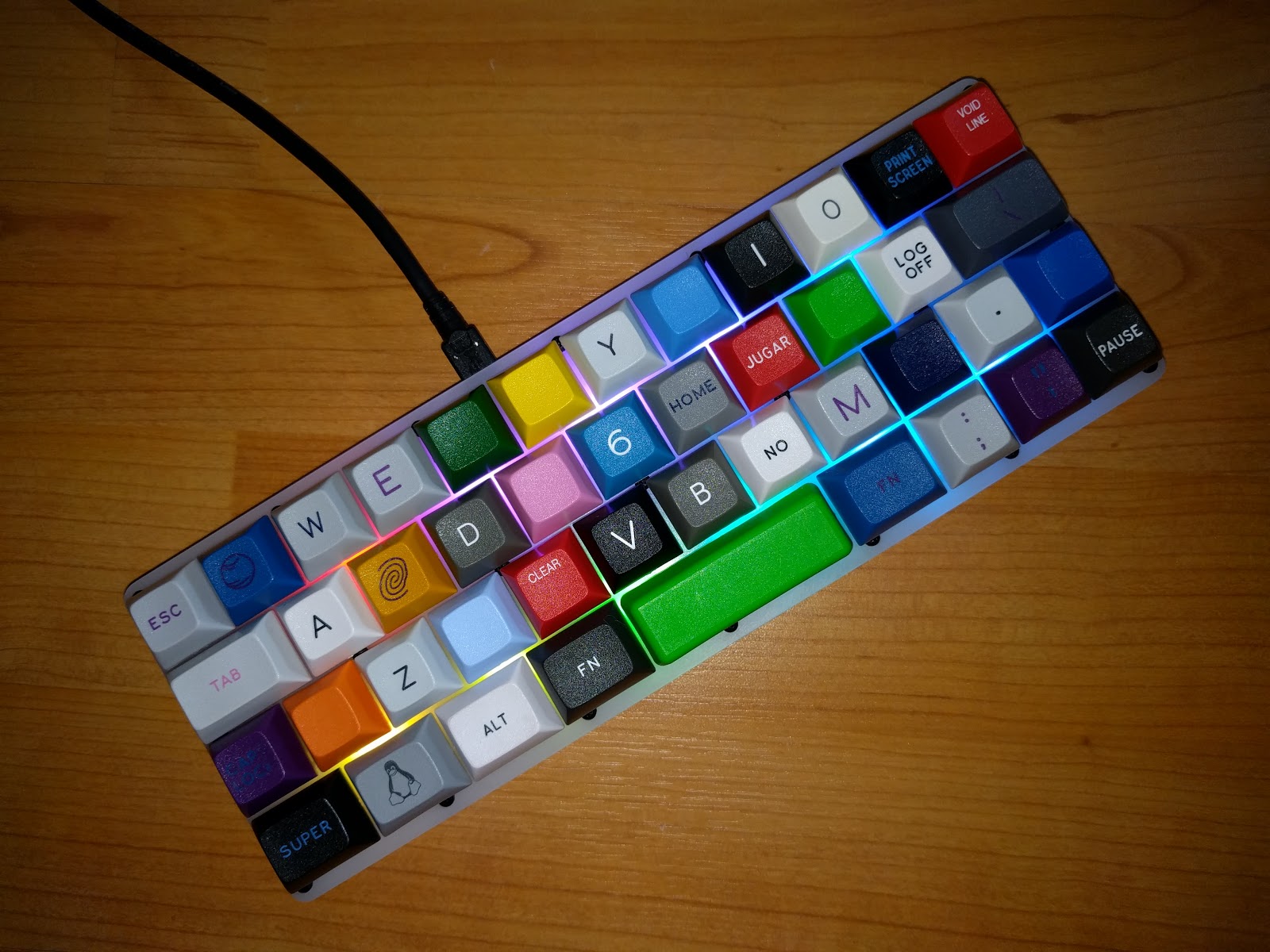 40% Keyboards: Acrylic Quark