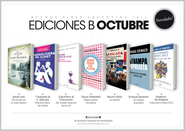 LIBROS: NOVEDADES DE EDICIONES B