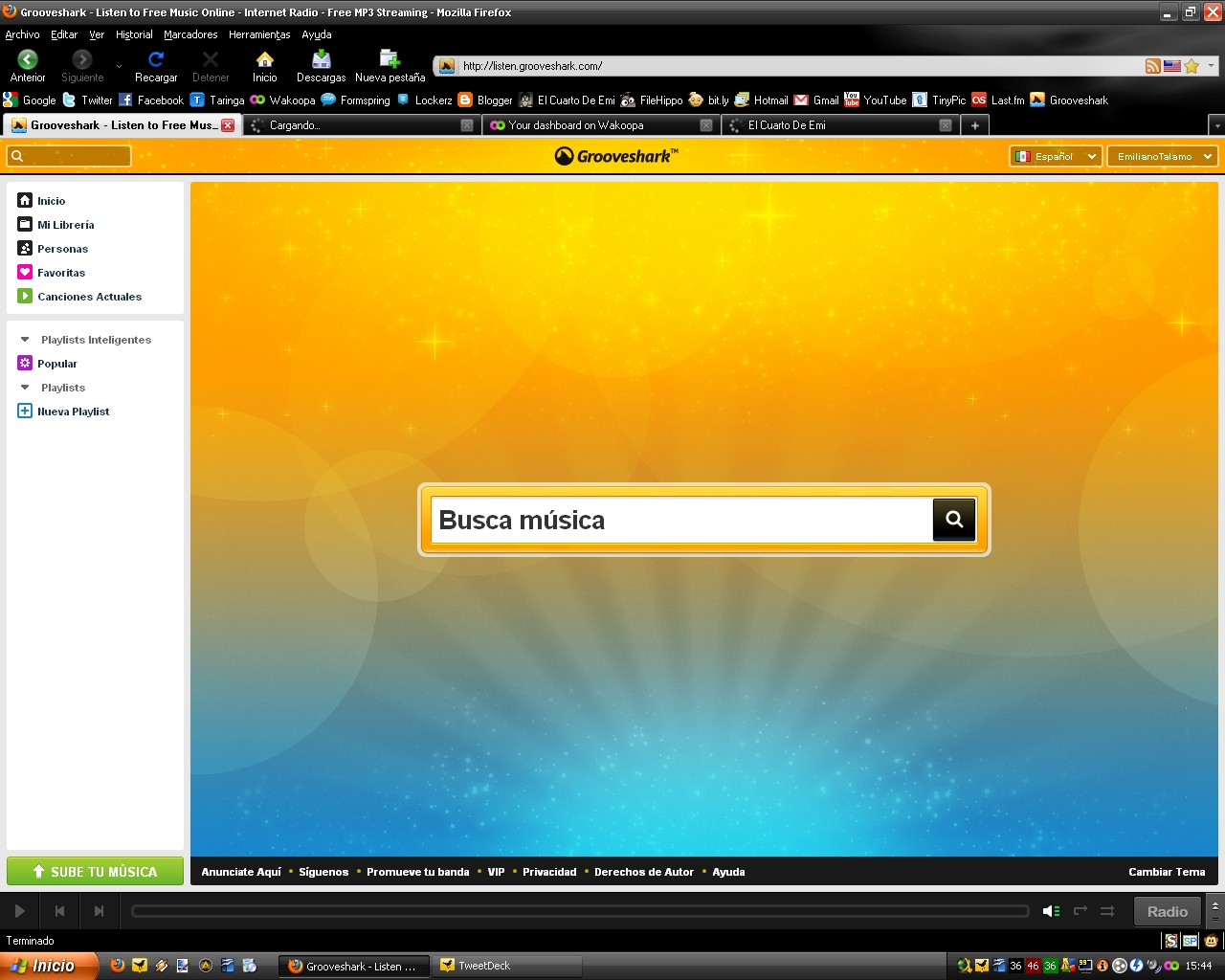 ROCKLAND: GROOVESHARK.COM: listen to free music online