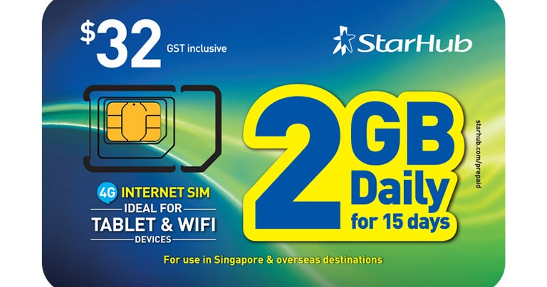 Singapore Unofficial Tourist Guide: Starhub Prepaid SIM Card
