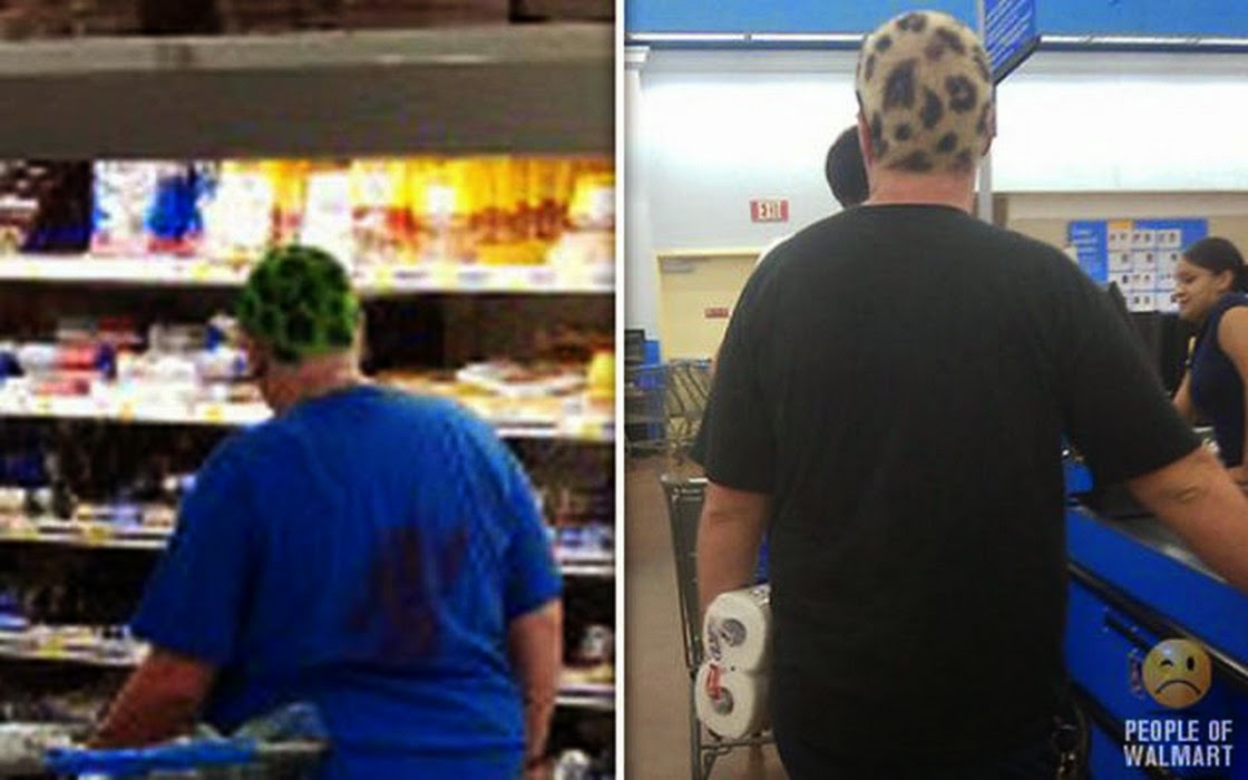 Chuck's Fun Page 2: Scene at Wal*Mart - no dress code shopping (18 images)