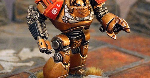 Würfelwiese: Adeptus Custodes: Venerable Contemptor Dreadnought