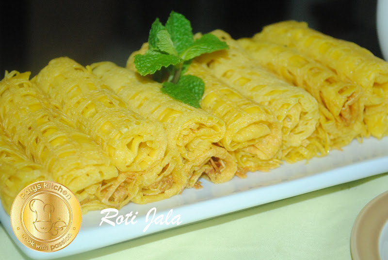 PATYSKITCHEN: ROTI JALA CURRY AYAM / NET BREAD WITH CHICKEN CURRY