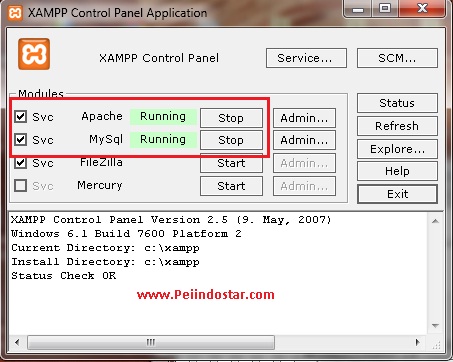 CARA MEMBUAT DATABASE DENGAN MySQL - PeiStar