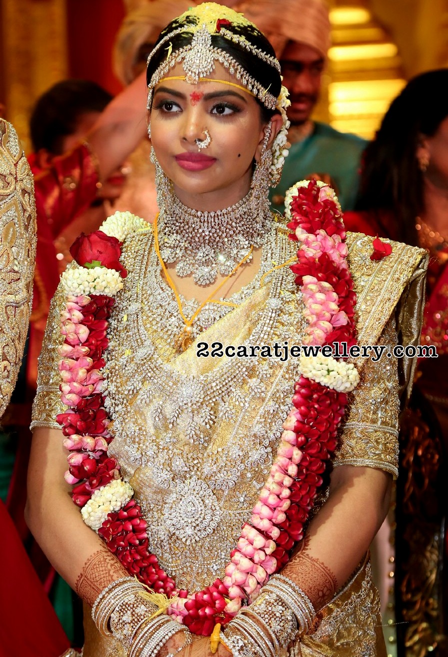 Boinipally Srinivas Daughter Hasini Wedding - Jewellery Designs