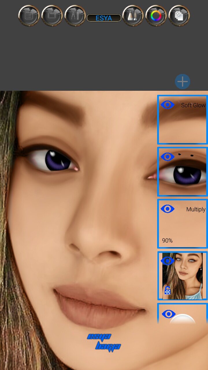 Tutorial Smudge Painting Android Skin Kinclong - Sketchbook