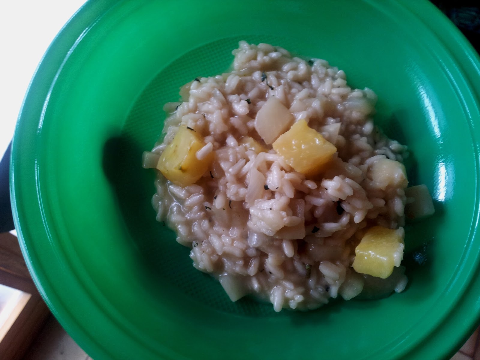Cucinare, per amore naturalmente.....: Risotto con ananas e radici ...