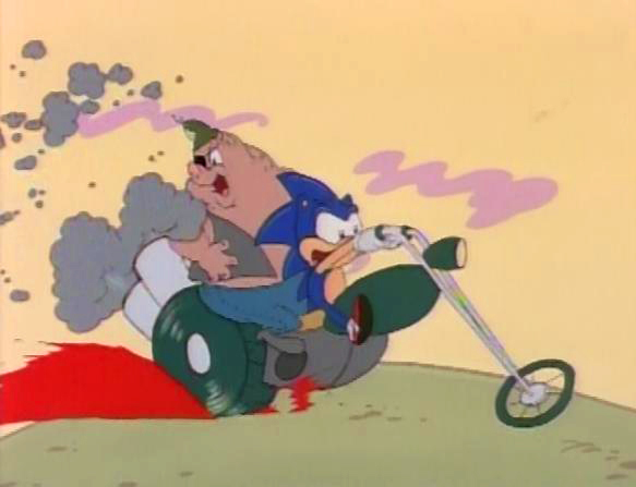 Nothing But Cartoons: Adventures of Sonic the Hedgehog - Road Hog