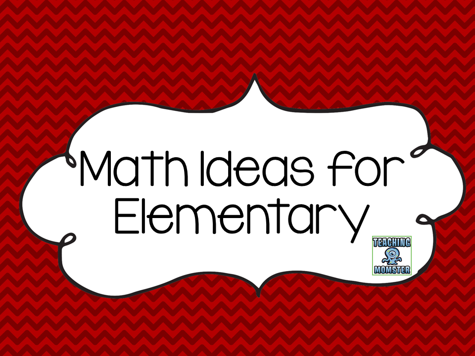 Math Madness Wednesdays: Back to School Math ideas! | Teaching Momster