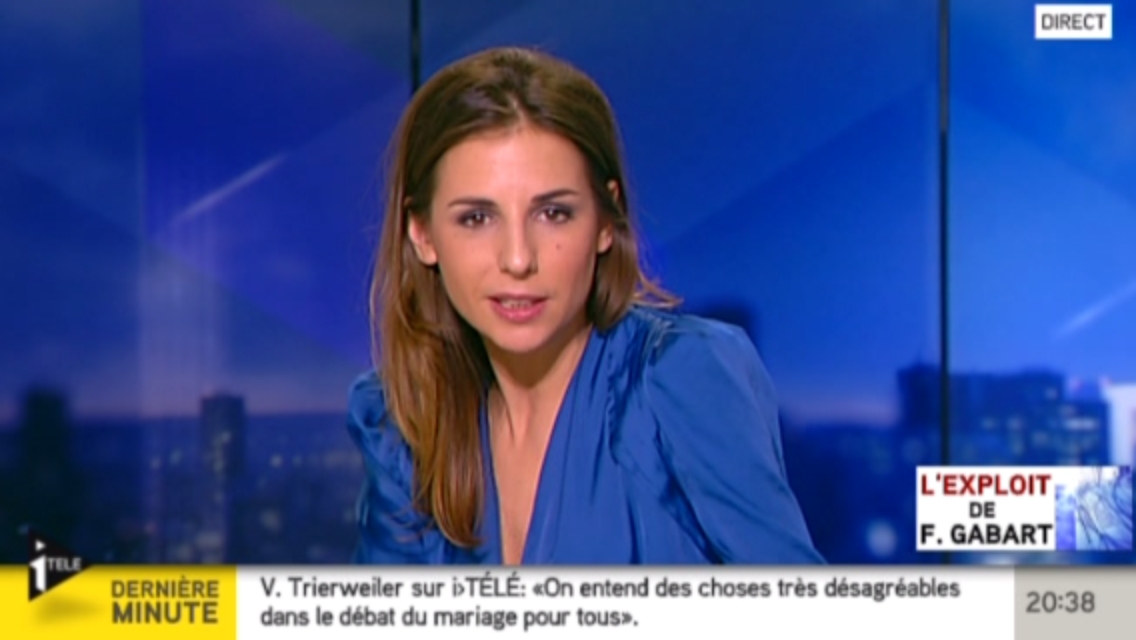 vuesalatele: 2013 01 27 - ALICE DARFEUILLE - I>TELE - INFO SOIR @20H30