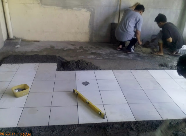 BUILDER'S JOURNAL: TILE INSTALLATION: CONCRETE DRY PACK METHOD