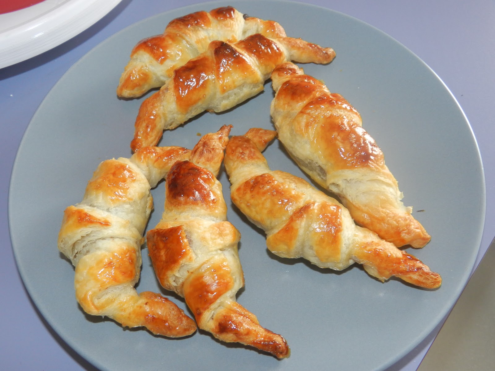 La cocina de Vifran: Croissants rellenos de cacao