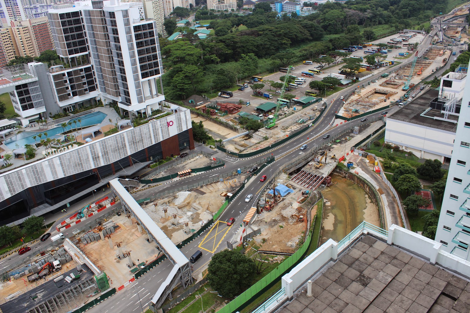 Downtown Line Construction: Bukit Panjang
