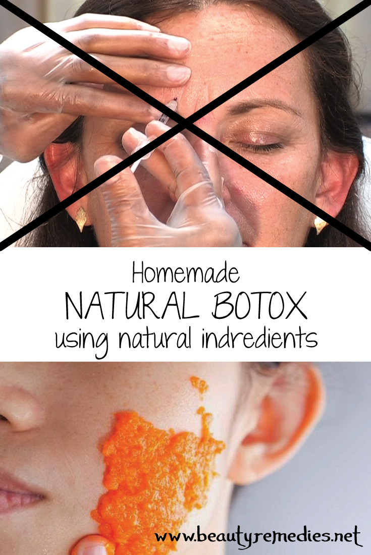 Homemade NATURAL BOTOX using natural indredients Things, People Love