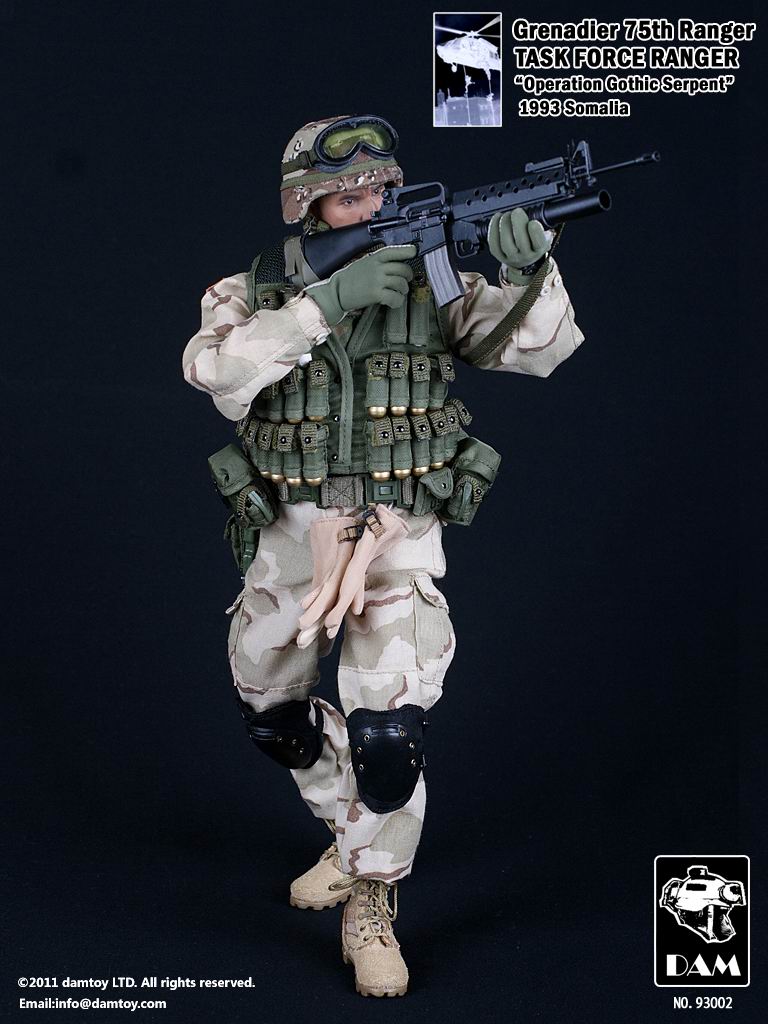 Top Good Stuff: DAM 1/6 Grenadier 75th Ranger, Operation Gothic Serpent ...