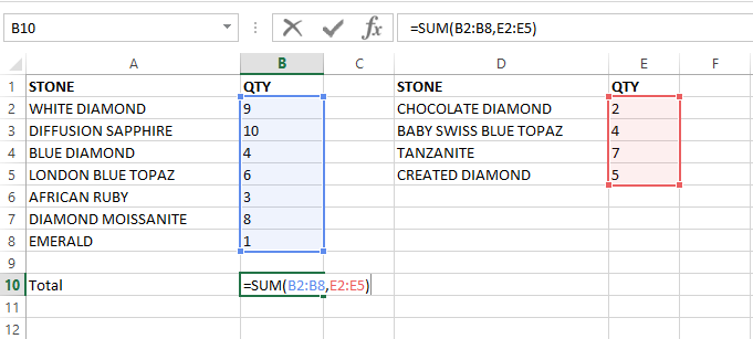 Excel-VBA Solutions: Sum Function (Worksheet)