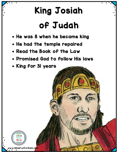 King Josiah's Life | Bible Fun For Kids