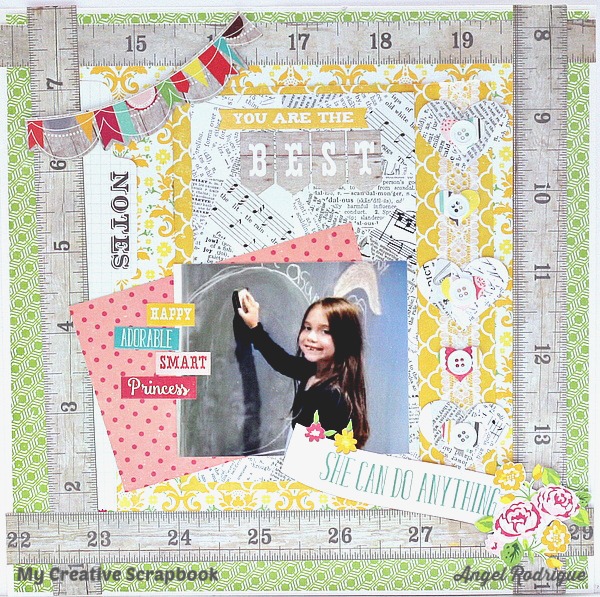 My Creative Scrapbook: Step by Step Scrapbook Layout Tutorial by Angel ...