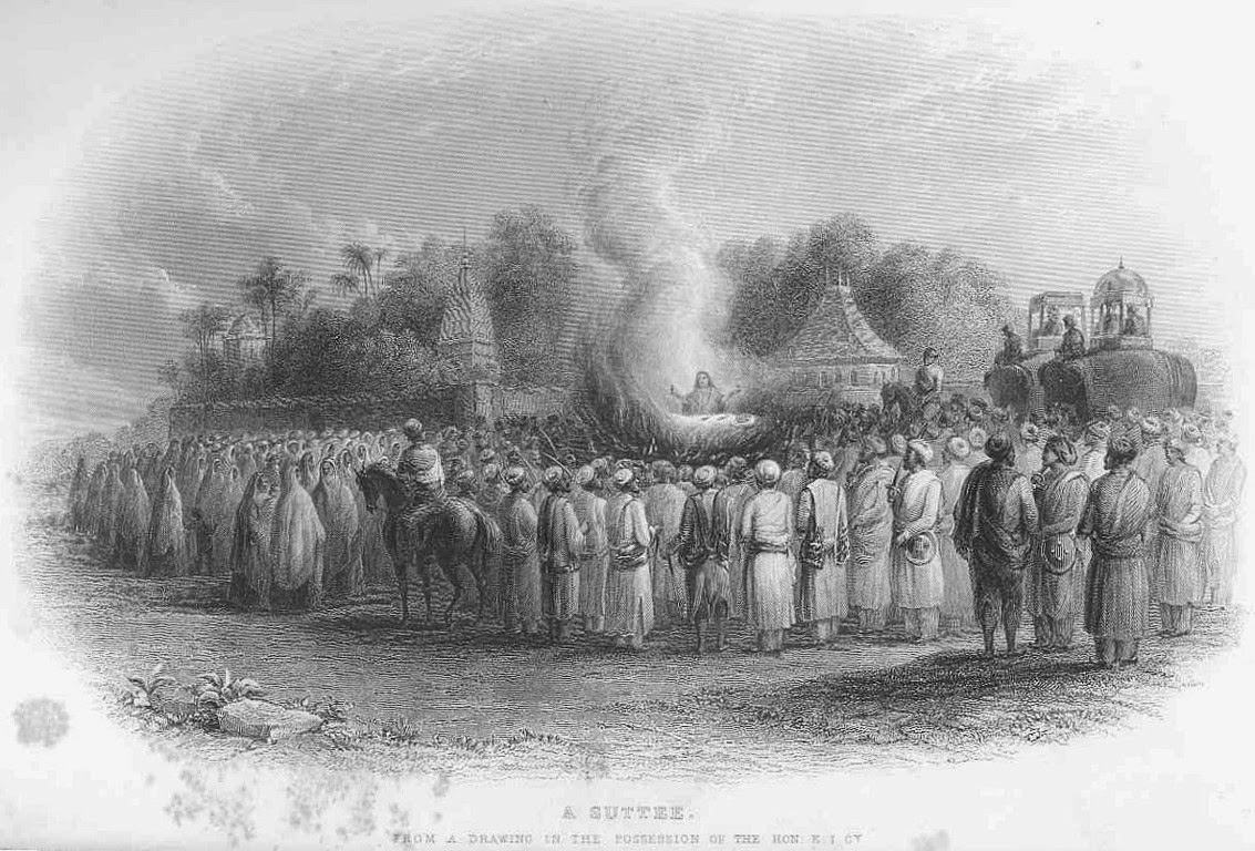 Historia de La India. Precedentes del "Sati". El Jahuar o la inmolación ...